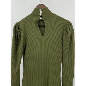 Who What Wear | Dresses | Nwt Who What Wear Green Ribbed Maxi Dress ...